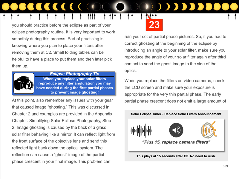 Solar Eclipse Timer App 1806